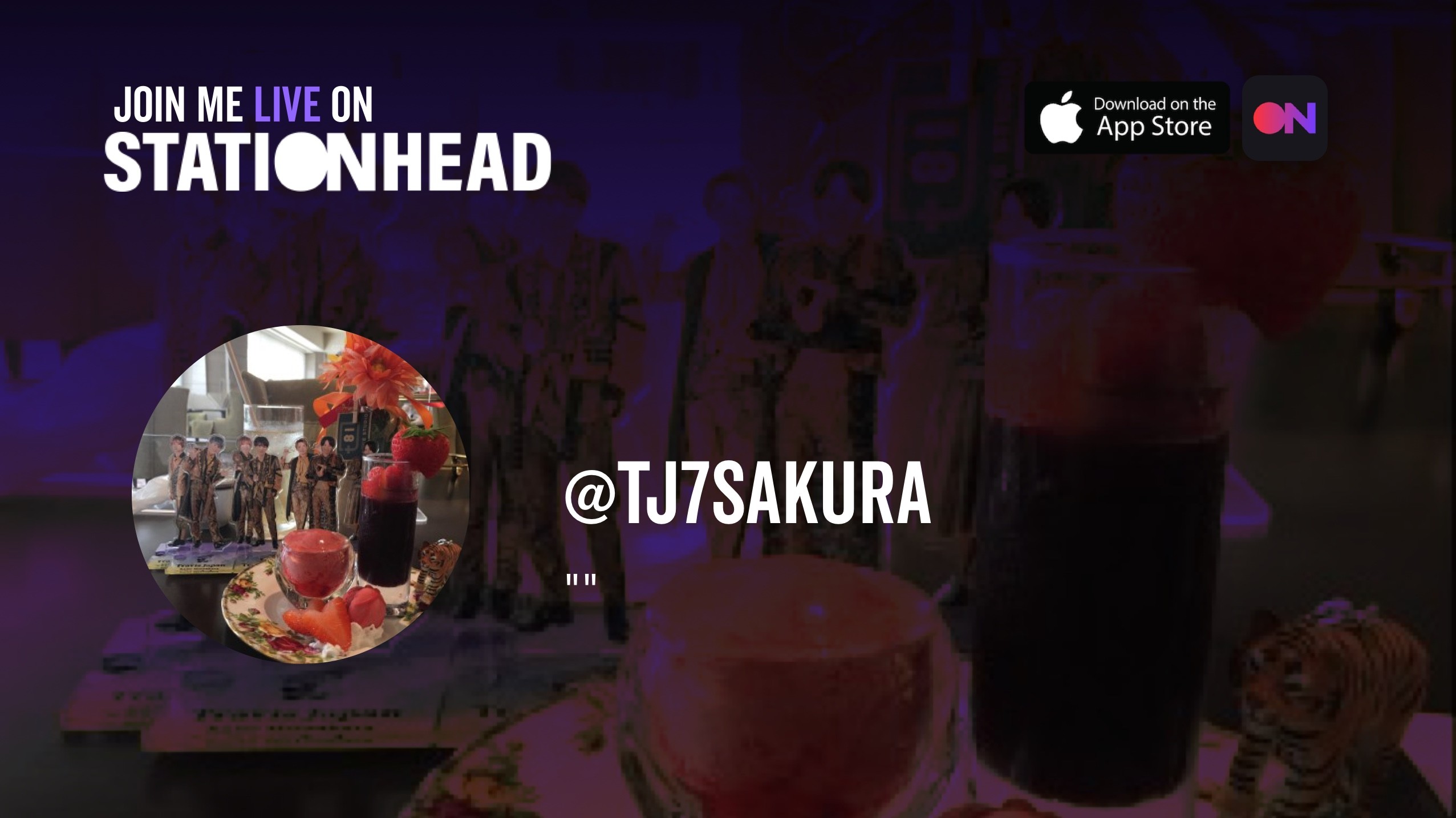 Join me, sakura7tj on the koyukoyusaku2 Station LIVE on the Stationhead App